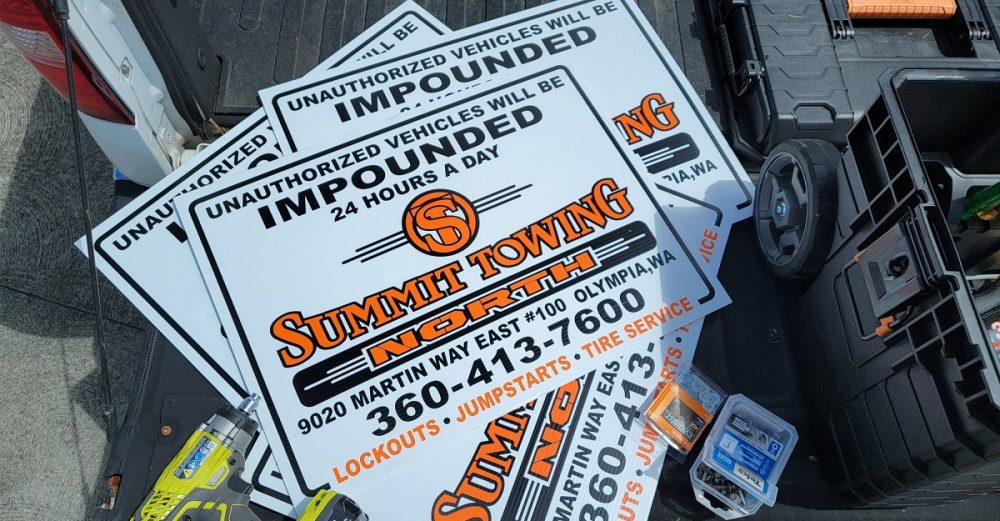 Private Property Towing Tumwater WA | Summit Towing